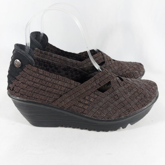 bernie mev. | Shoes | Bernie Mev Woven Platform Wedge Heel Comfort ...